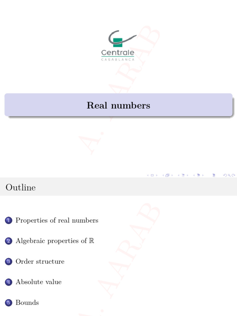 Real | PDF | Numbers | Real Number