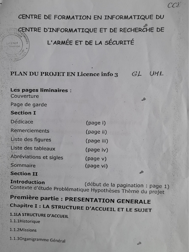 Plan Du Projet Génie Logiciel UML | PDF