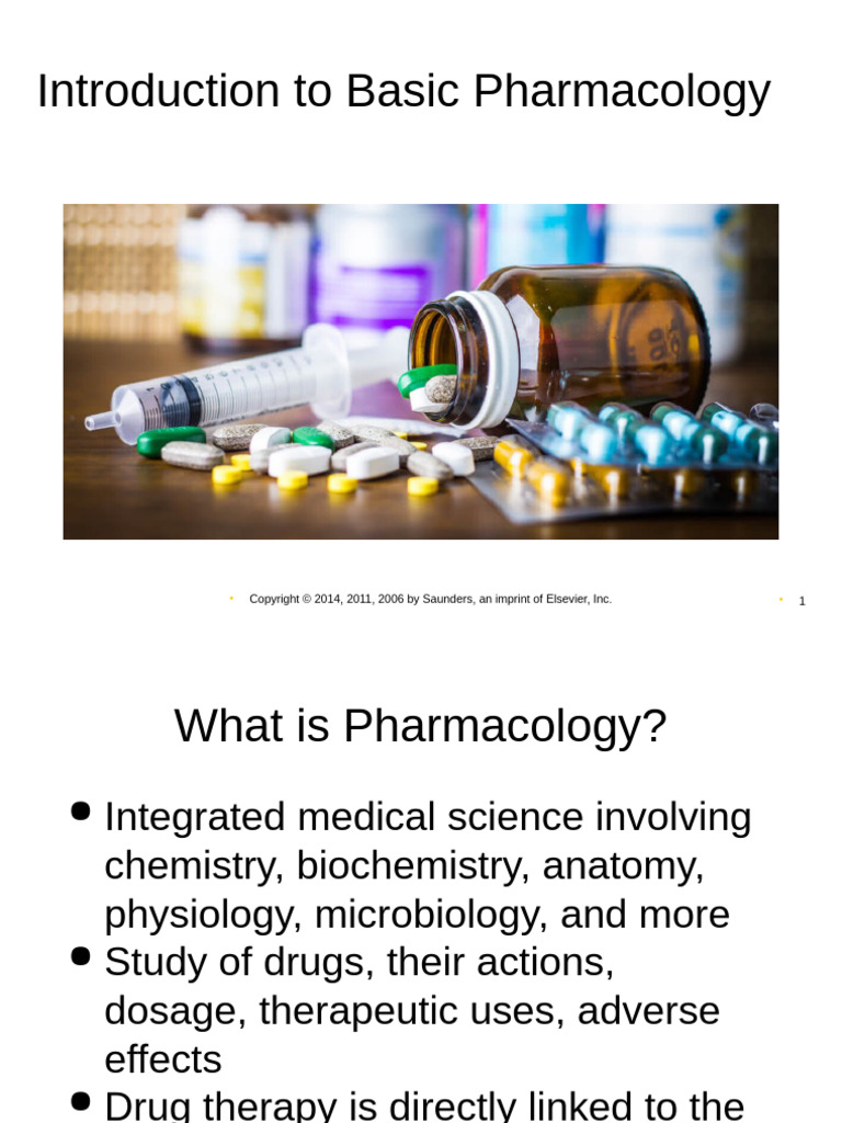 Basic Pharmacology 1 Day Lecture | PDF | Pharmacology | Over The ...