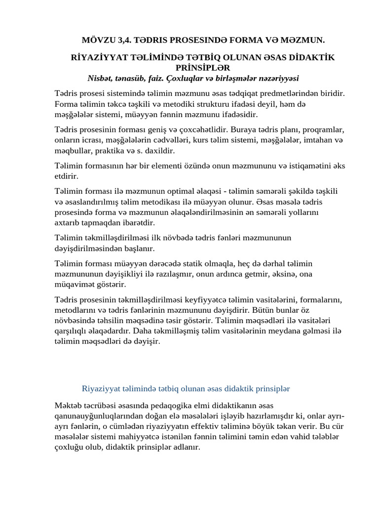 Mövzu 1,2. RTM 2024 | PDF
