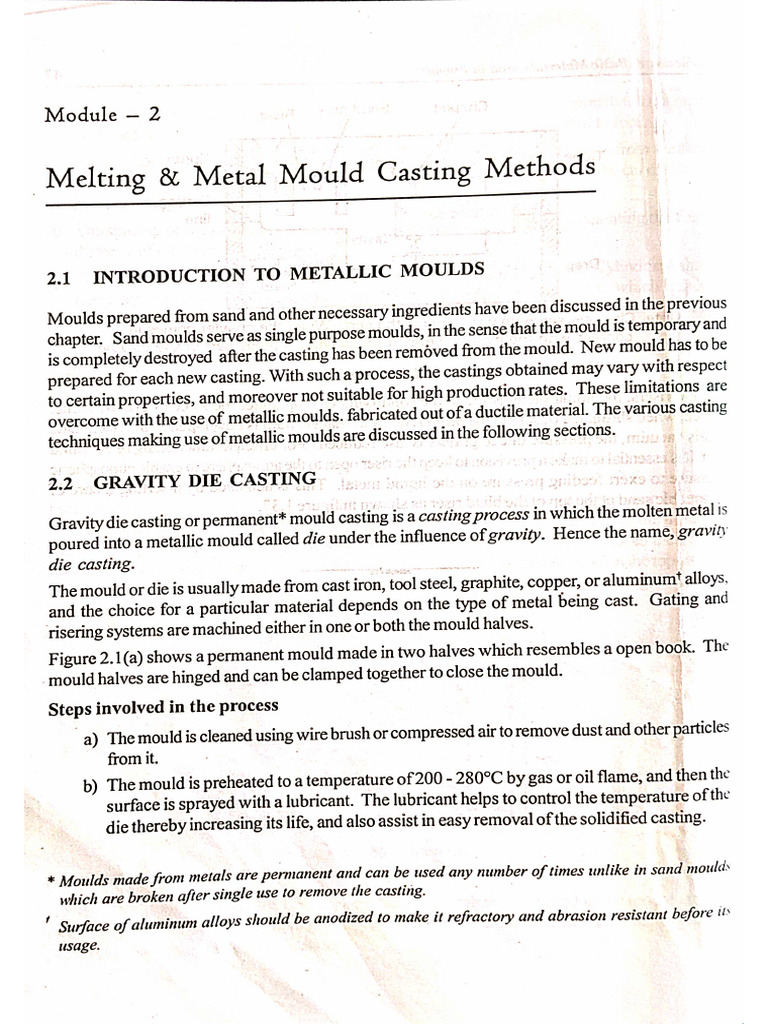 Manufacturing Process Module-02 (1) | PDF