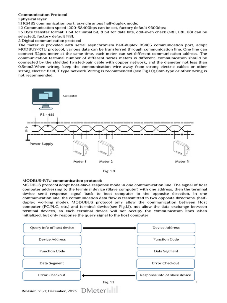 InstructionManual Modbus Data | PDF | Computer Architecture | Computer Data