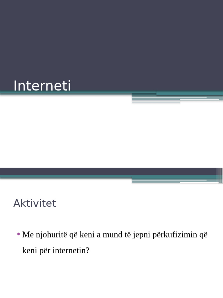 Internet I | PDF