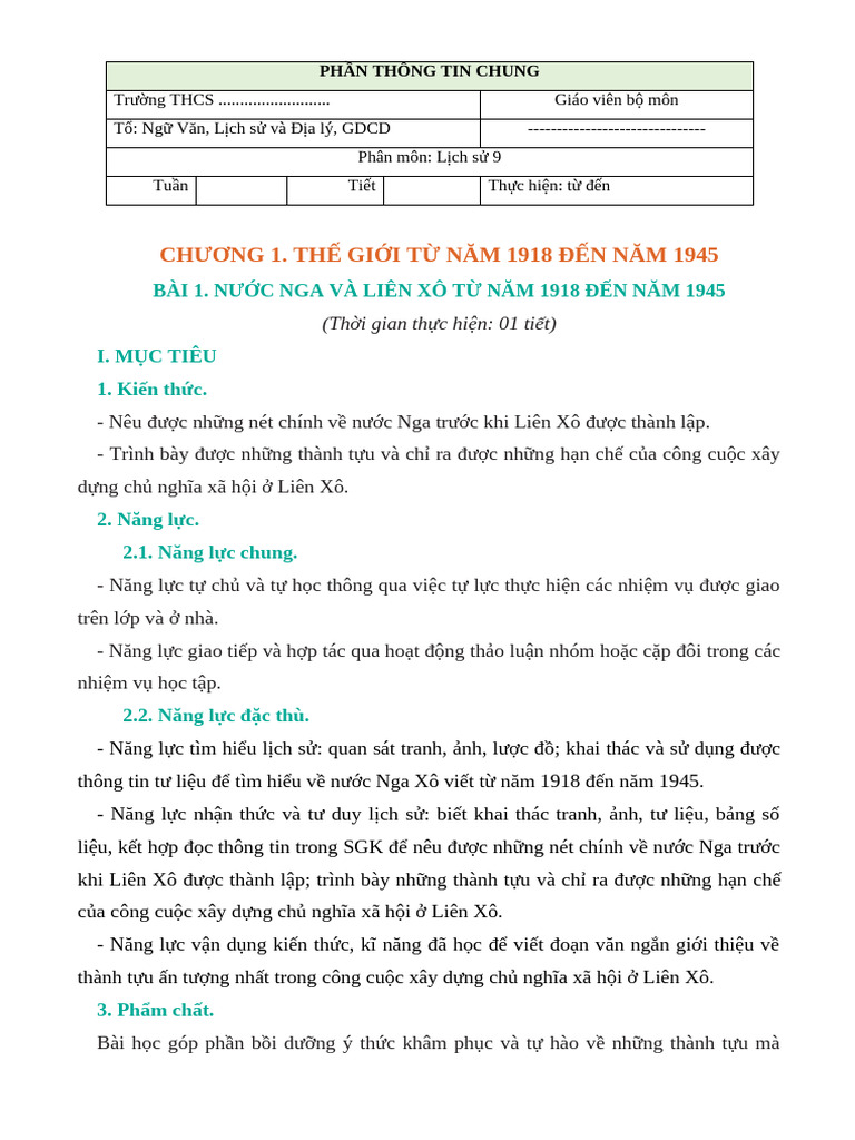 GA Lich Su 9 CTST | PDF