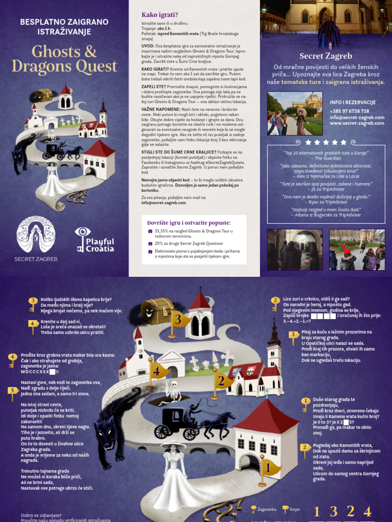 Ghosts Dragons Quest Mapa HR Web | PDF