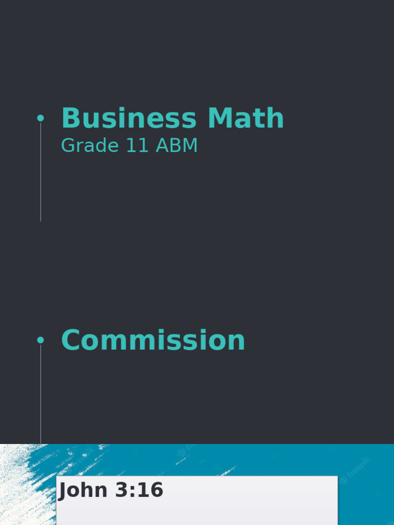 Business Math Week 5 | PDF | Salary | Sales