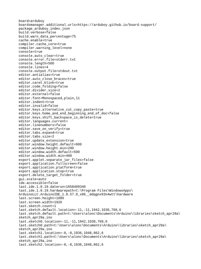 preferences | PDF | Computing | Software