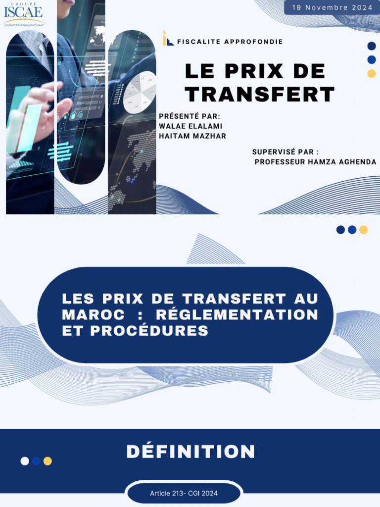 Présentation Sur Le Prix de Transfert | PDF