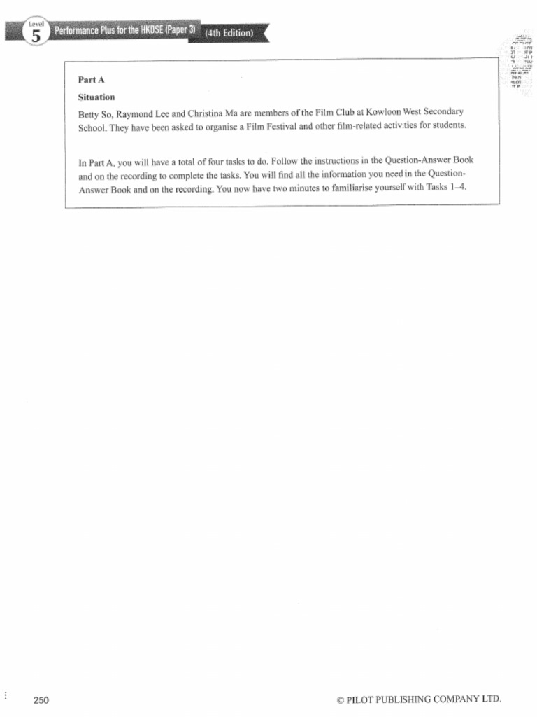 Mock Exam 1 Part A & B2 - Ss | PDF