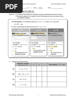 GRADE 10 - Factorization | PDF | Algebra | Teaching Mathematics