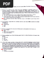 13 Pre MCQ Answer Template | PDF