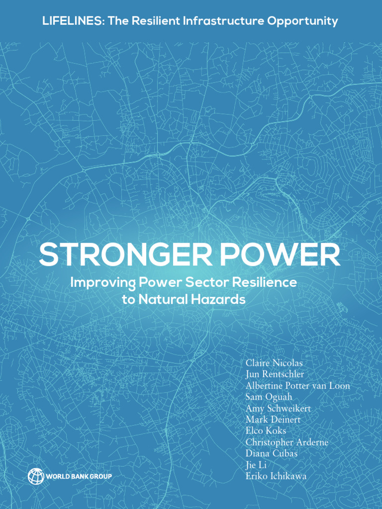 Stronger Power Improving Power Sector Resilience To Natural Hazards ...