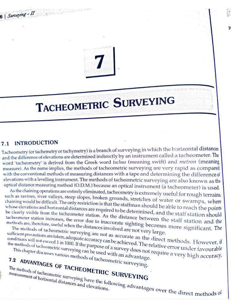 U2 Tachometry, Setting Works | PDF