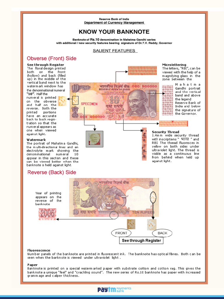 Bank Notes | PDF