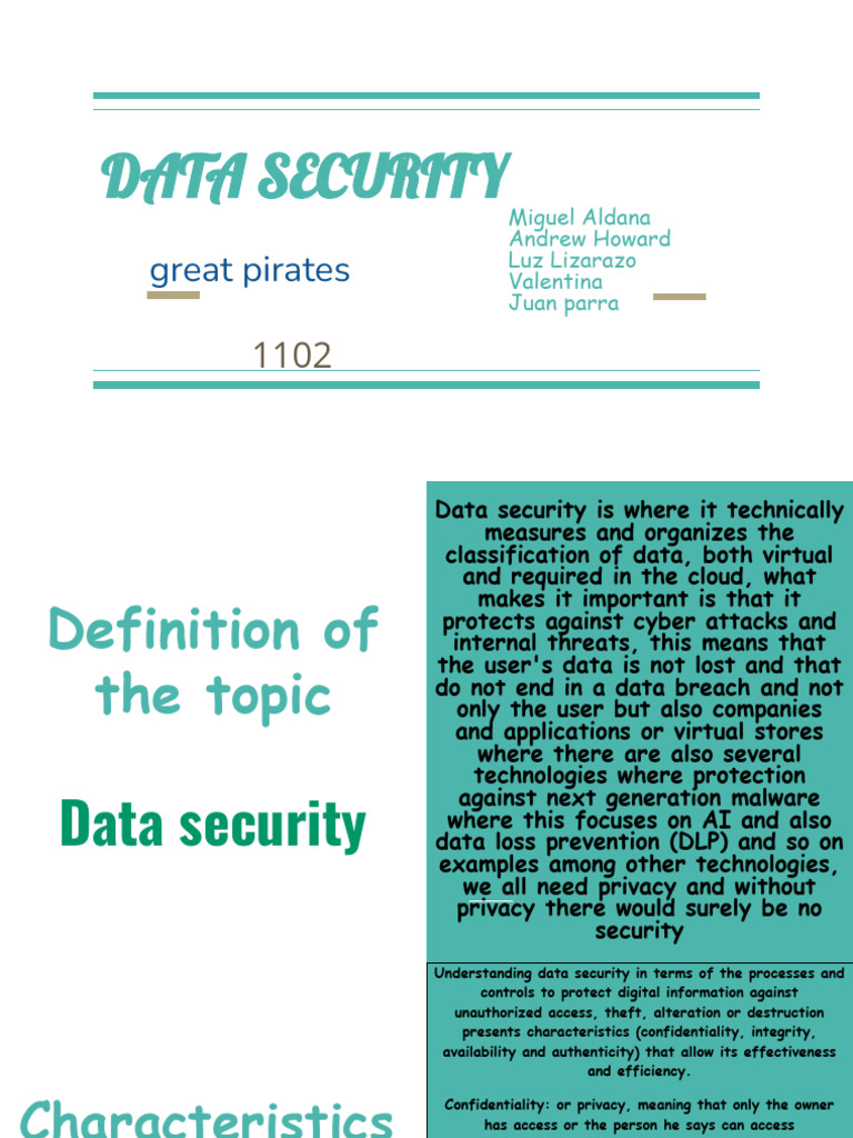 DATA SECURITY (1) | PDF | Security | Computer Security