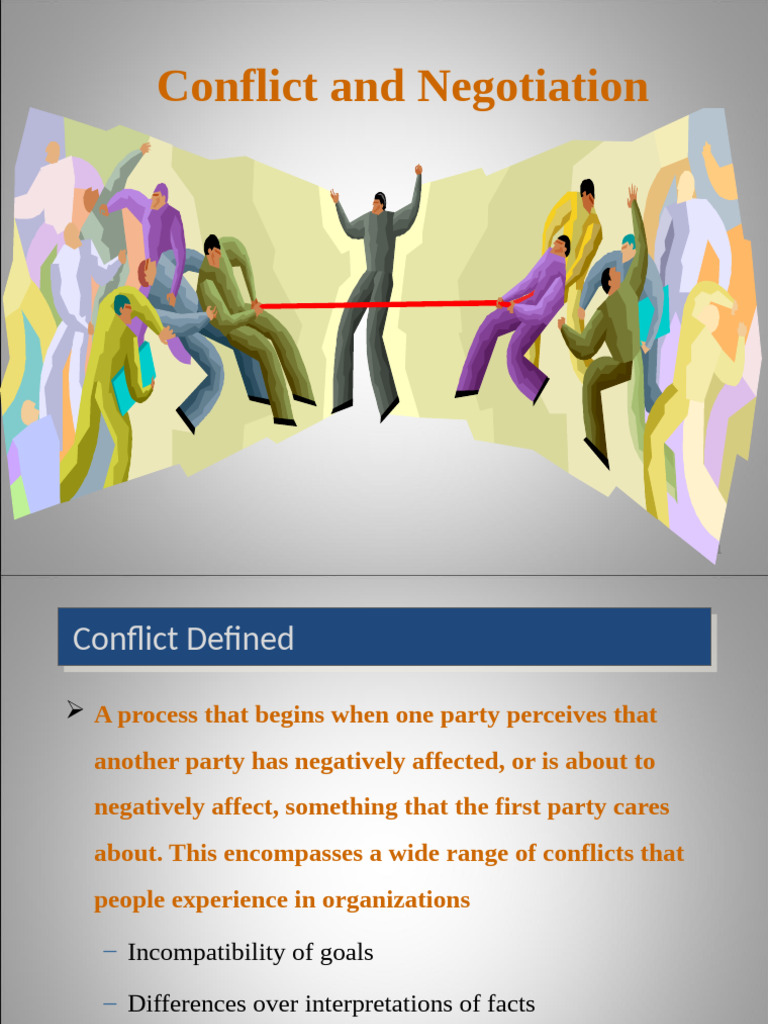 Ch-5-Conflict in org | PDF | Negotiation | Cognitive Science