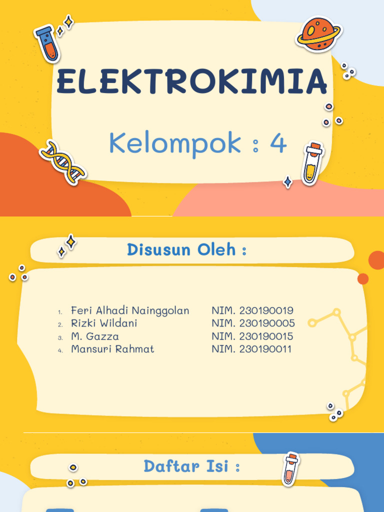 Ppt Elektrokimia Klp.4 | PDF