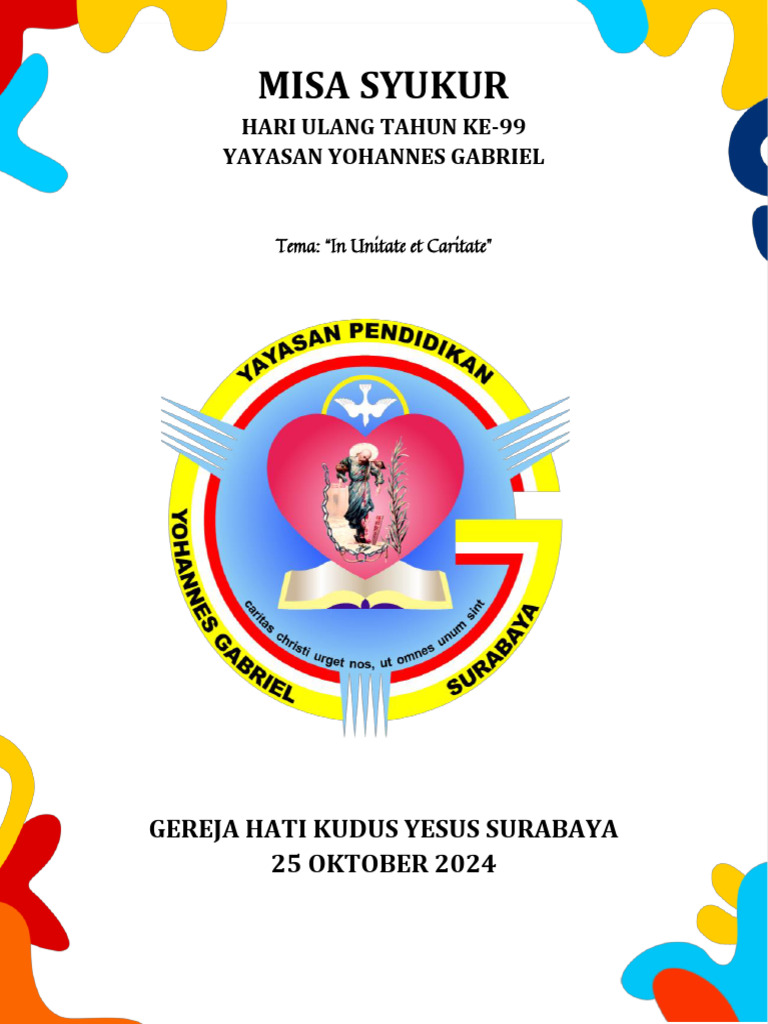 Teks Misa HUT Ke 99 | PDF