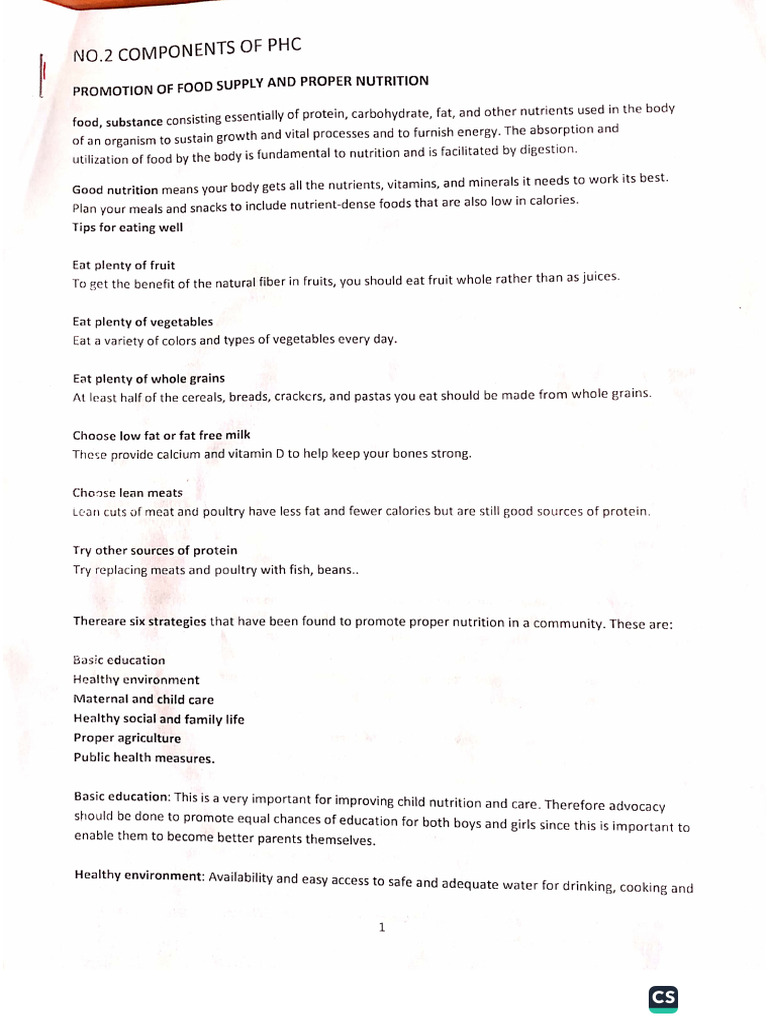 Components of Phc | PDF