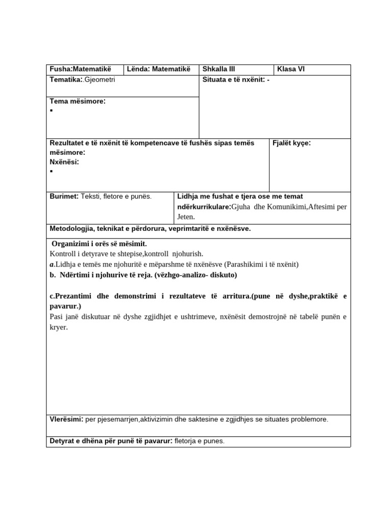 Ditar Matematika 6 Model | PDF