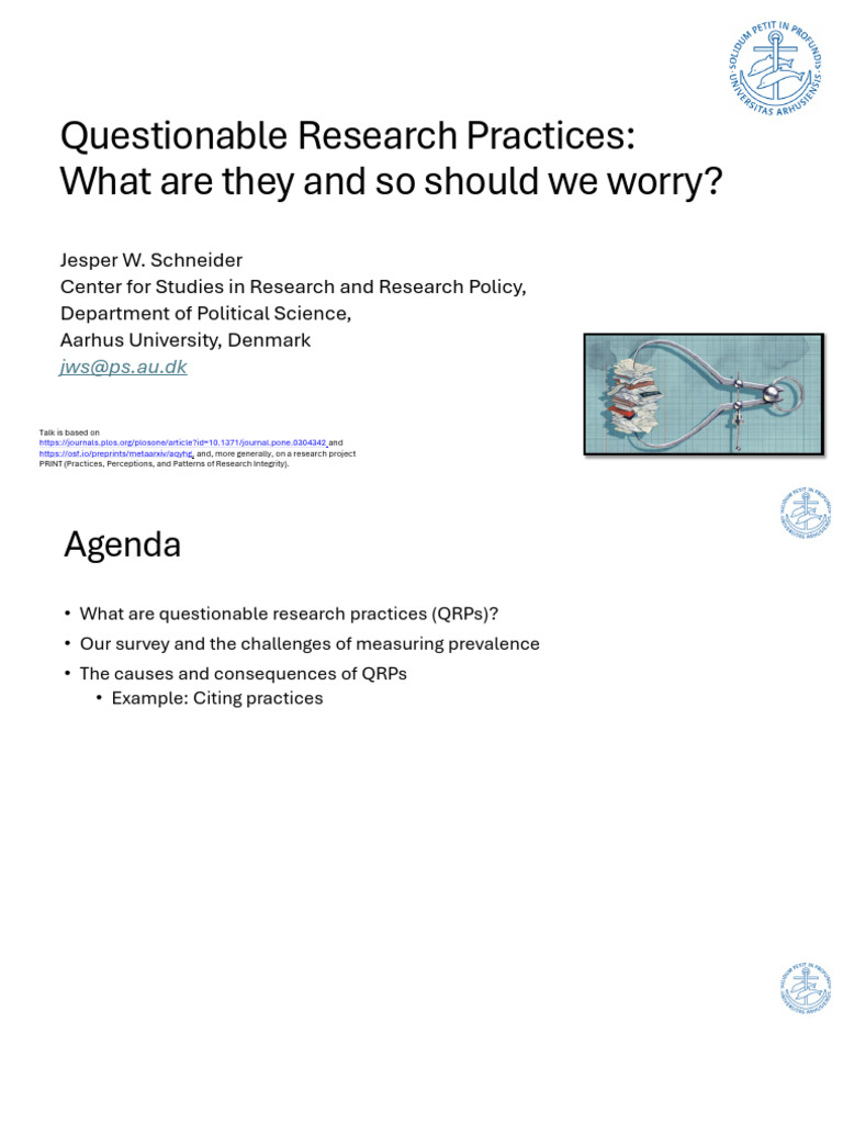 Questionable Reserach Practices | PDF | Science | Cognition