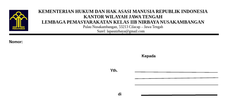 Format Amplop Coklat New | PDF