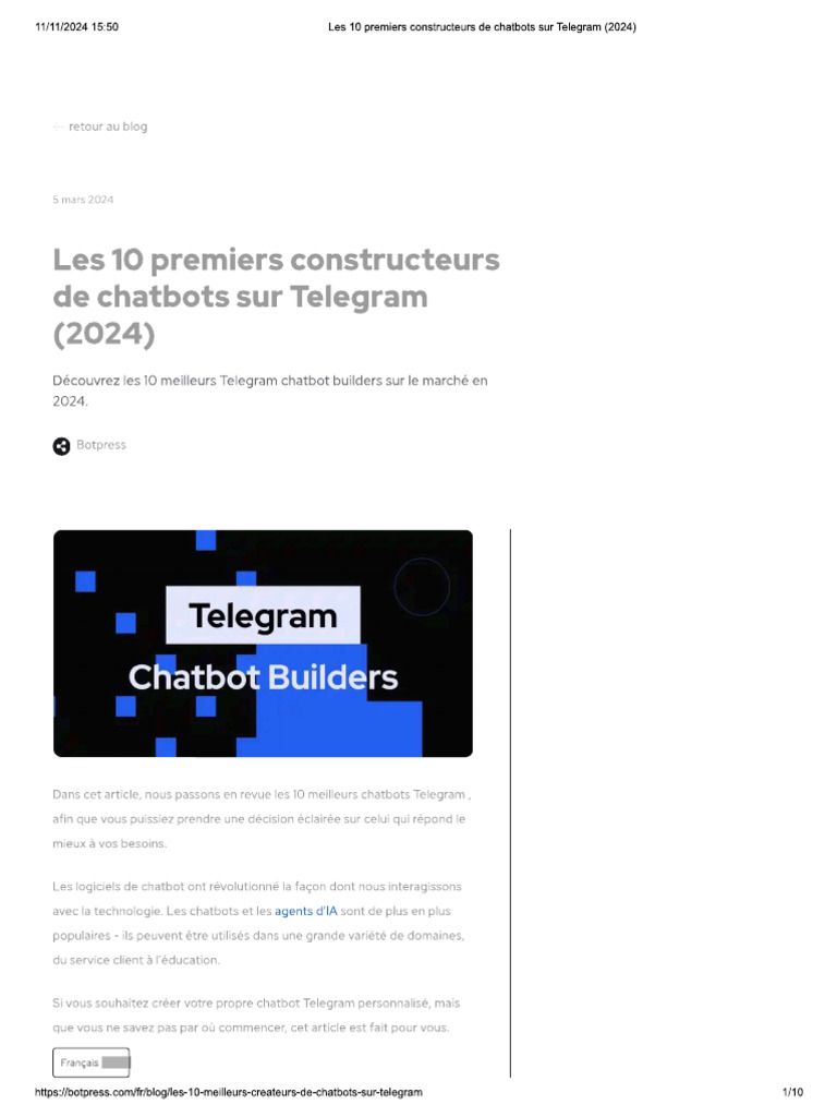 Chatbot Telegram App1 | PDF