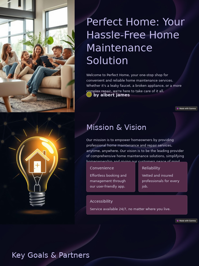 Perfect-Home-Your-Hassle-Free-Home-Maintenance-Solution ORG | PDF | Subscription Business Model ...