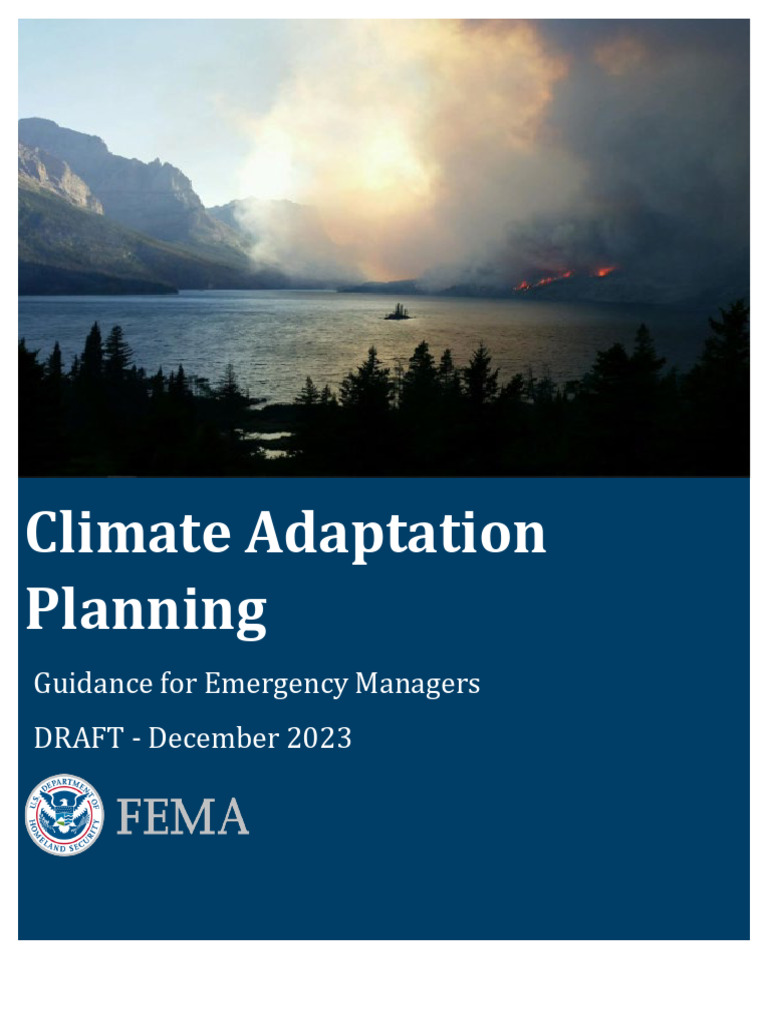 fema_npd-draft-climate-adaptation-planning_2023 | PDF | Greenhouse Gas ...