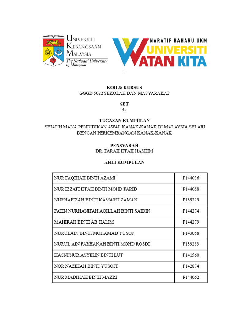 Kumpulan 3 (Laporan Projek Mini) - Tugasan 2 | PDF