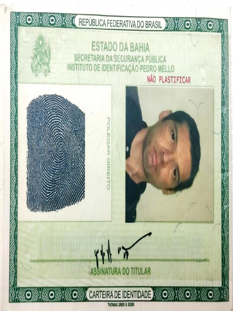 RG Hugo Da Silva Guimaraes | PDF