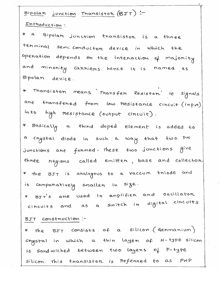Unit 3 - Basic Electronics | PDF