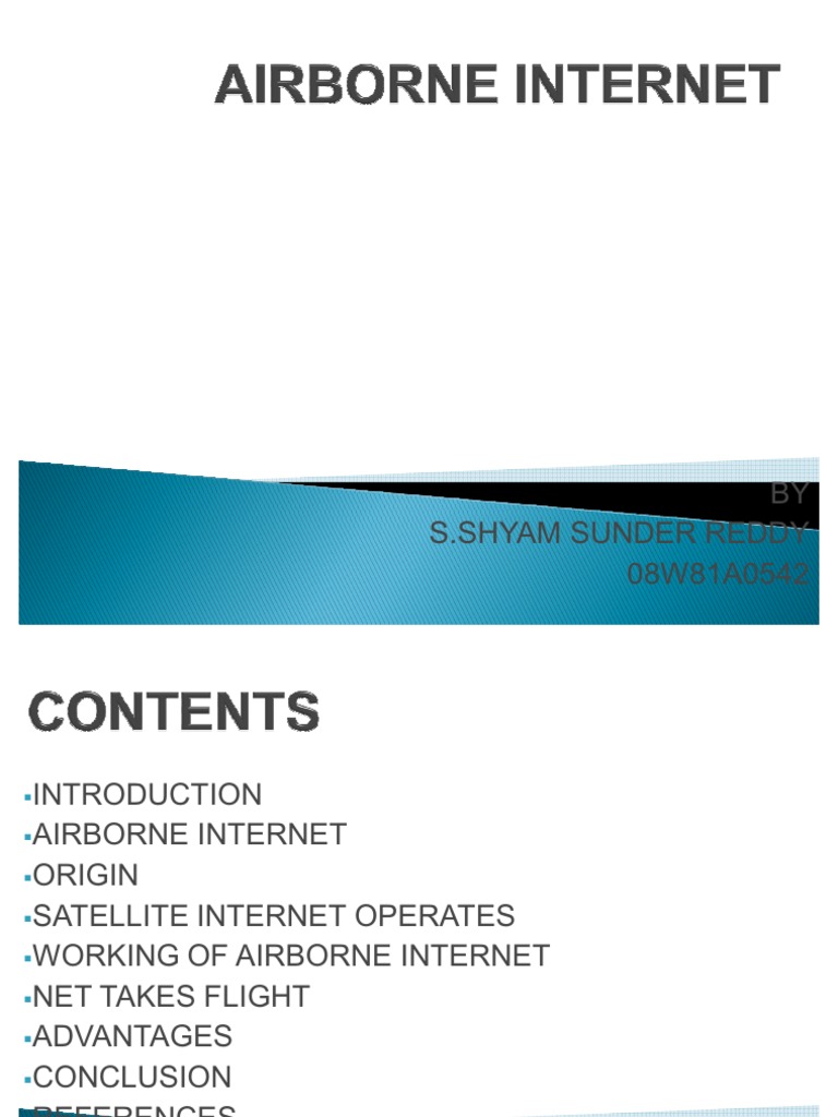 Airborne Internet Ppt Free Download - brandinglasopa