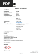 Dish Washing Liquid - MSDS | PDF | Toxicity | Occupational Safety And ...