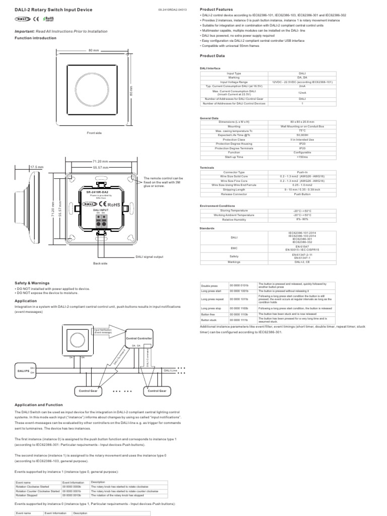 SR 2410R DA2 Instruction | PDF | Computing | Information And Communications Technology