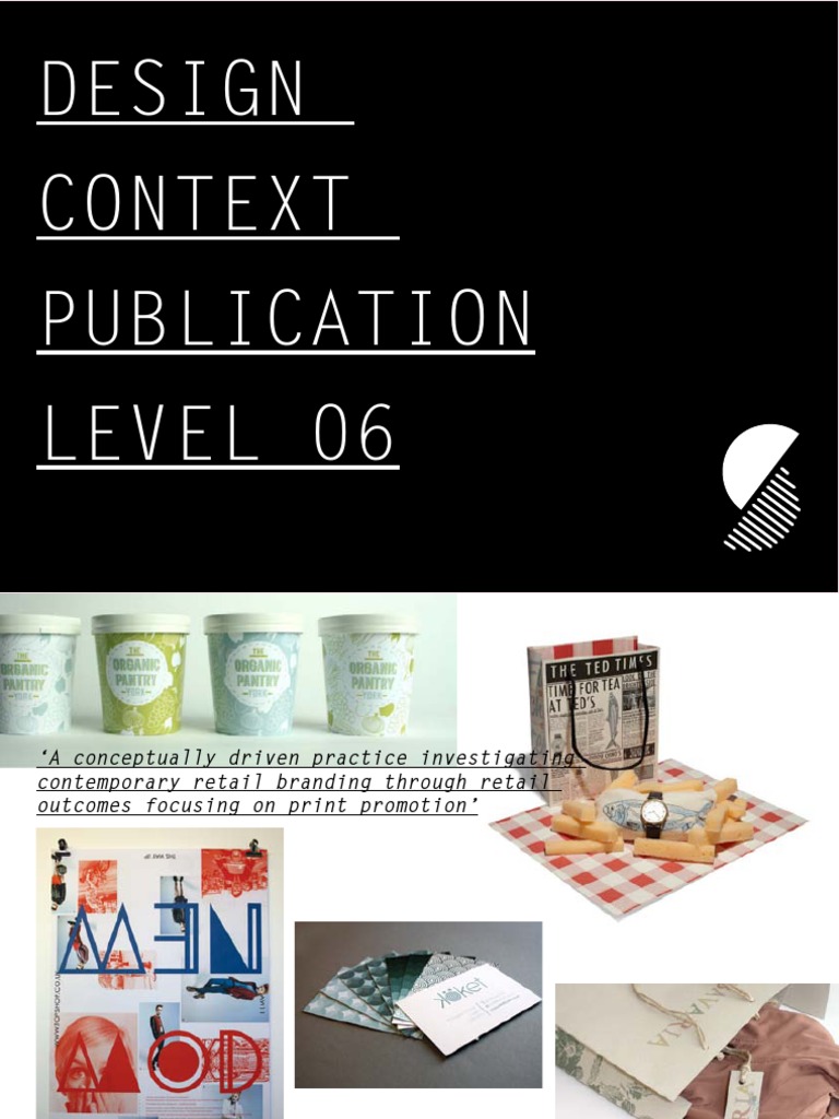 Design Context Publication Level 06 | PDF | Retail | Graphic Design