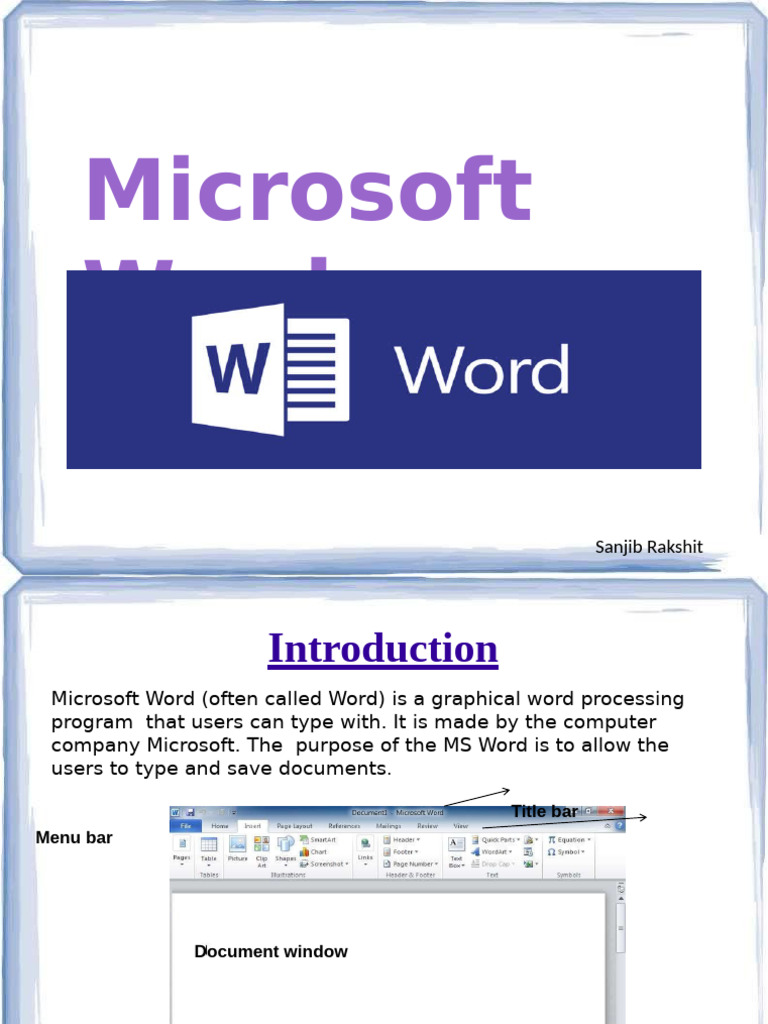 MS Word | PDF