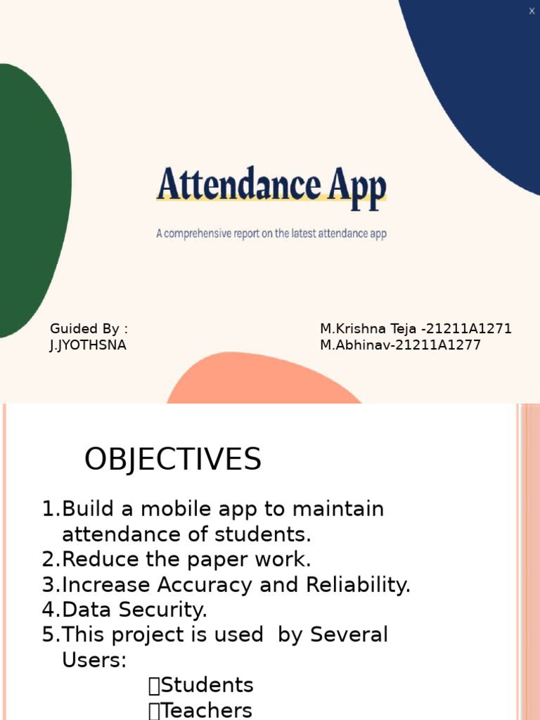 Attendance App | PDF