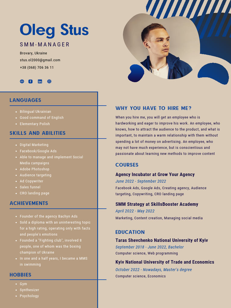 Oleg Stus CV (2) | PDF