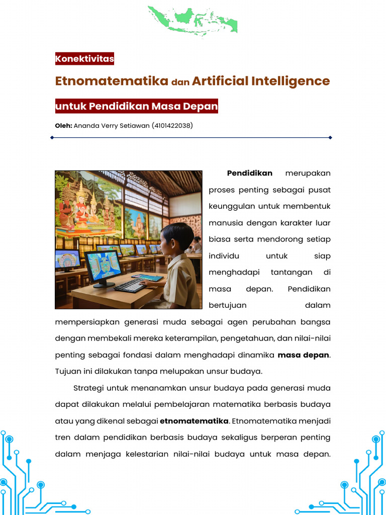 Konektivitas Etnomatematika Dan Artificial Intelligence Untuk ...