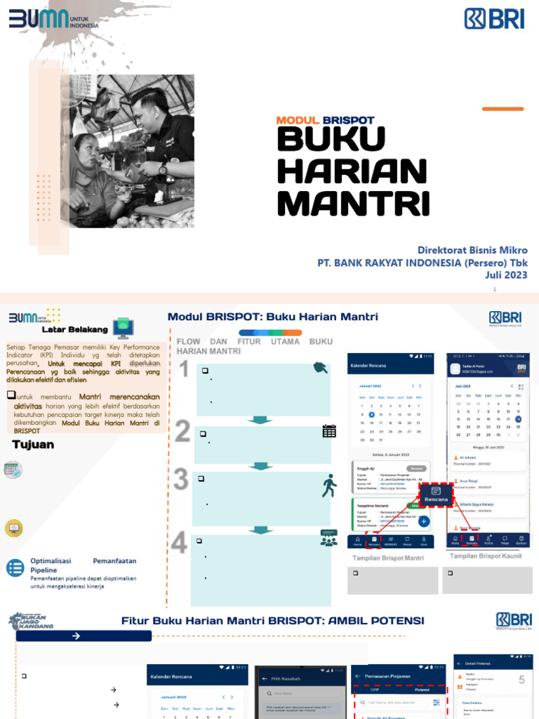 Materi Webinar-Buku Harian Mantri | PDF
