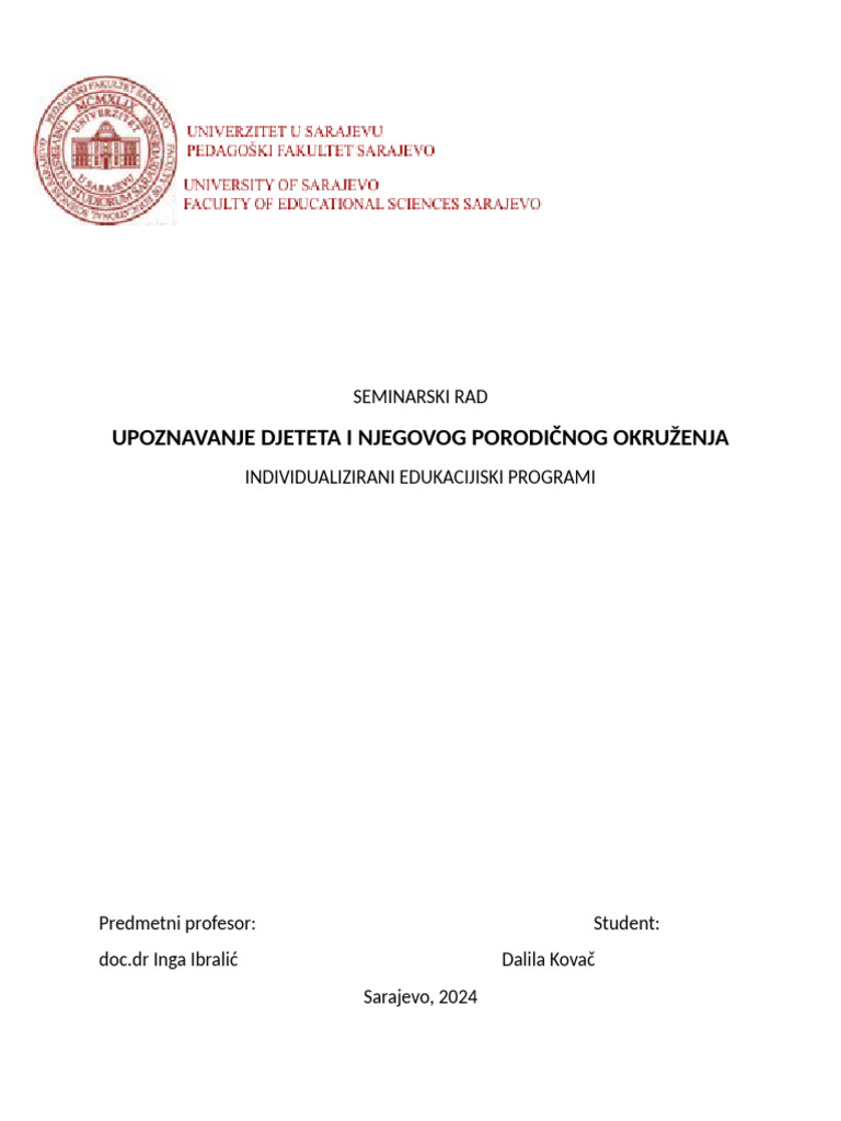 Seminarski Rad | PDF