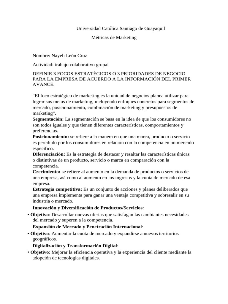 Documento | PDF | Marketing | Mercado (economía)
