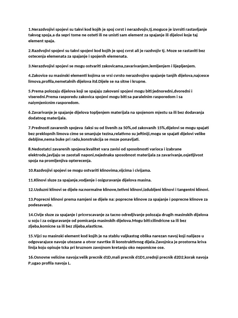 Masinski Elementi | PDF