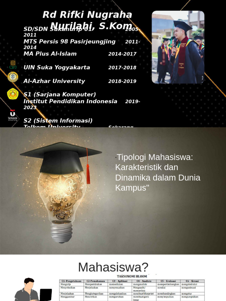 Materi Tipologi Mahasiswa | PDF