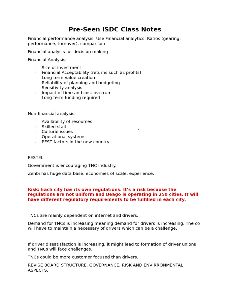 ISDC Notes | PDF | Innovation | Transport