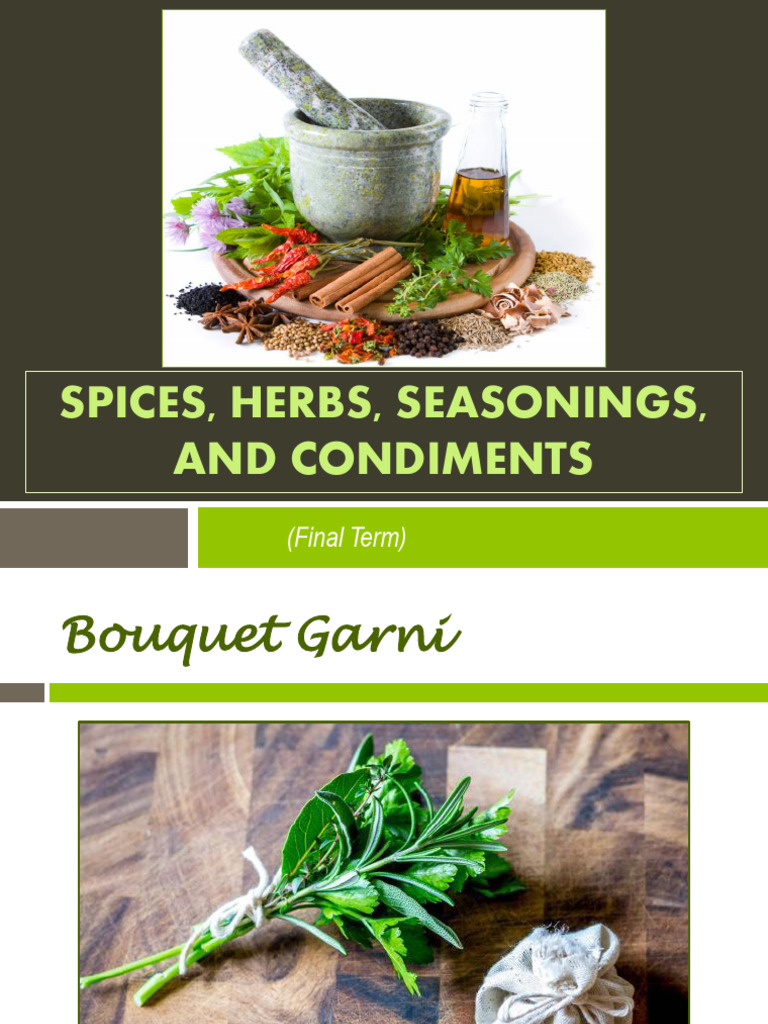 Essential Guide to Spices and Seasonings | PDF | Vinegar | Spice