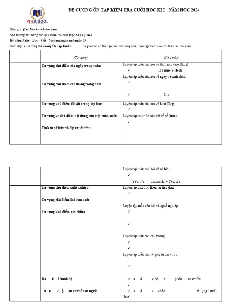 S2 - de Cuong On Tap - CK 1 - Final | PDF