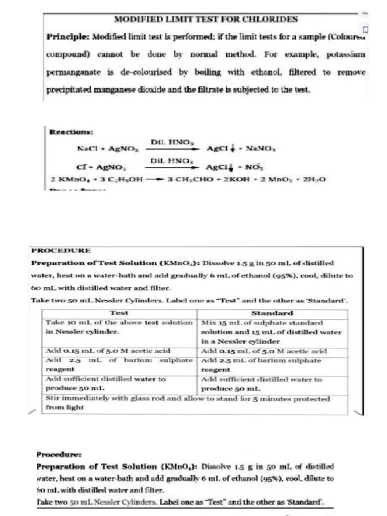 Modified Limit Test | PDF