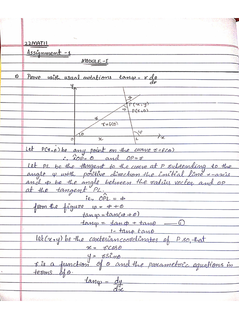 MATHS ASSIGNMENT - 01 | PDF